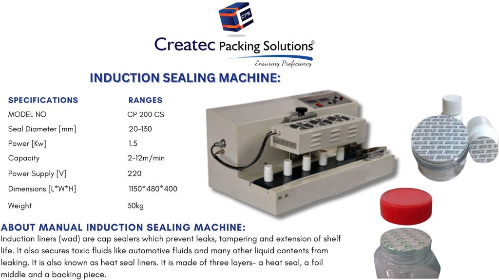 Continuous Induction Sealing Machine